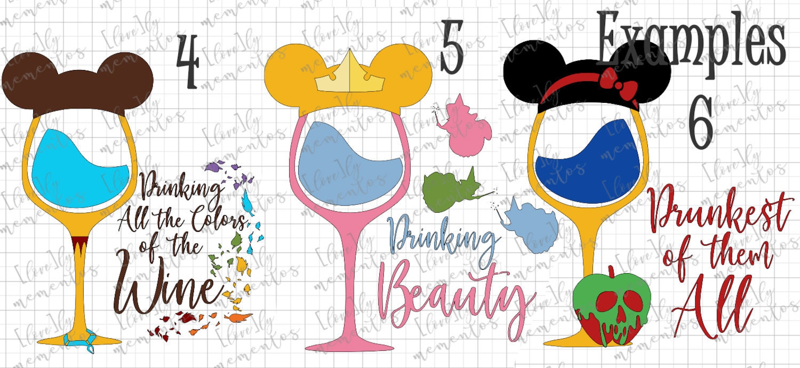 IRON VINYL ONLY Disney Princess Drinking Shirts for Epcot | Etsy