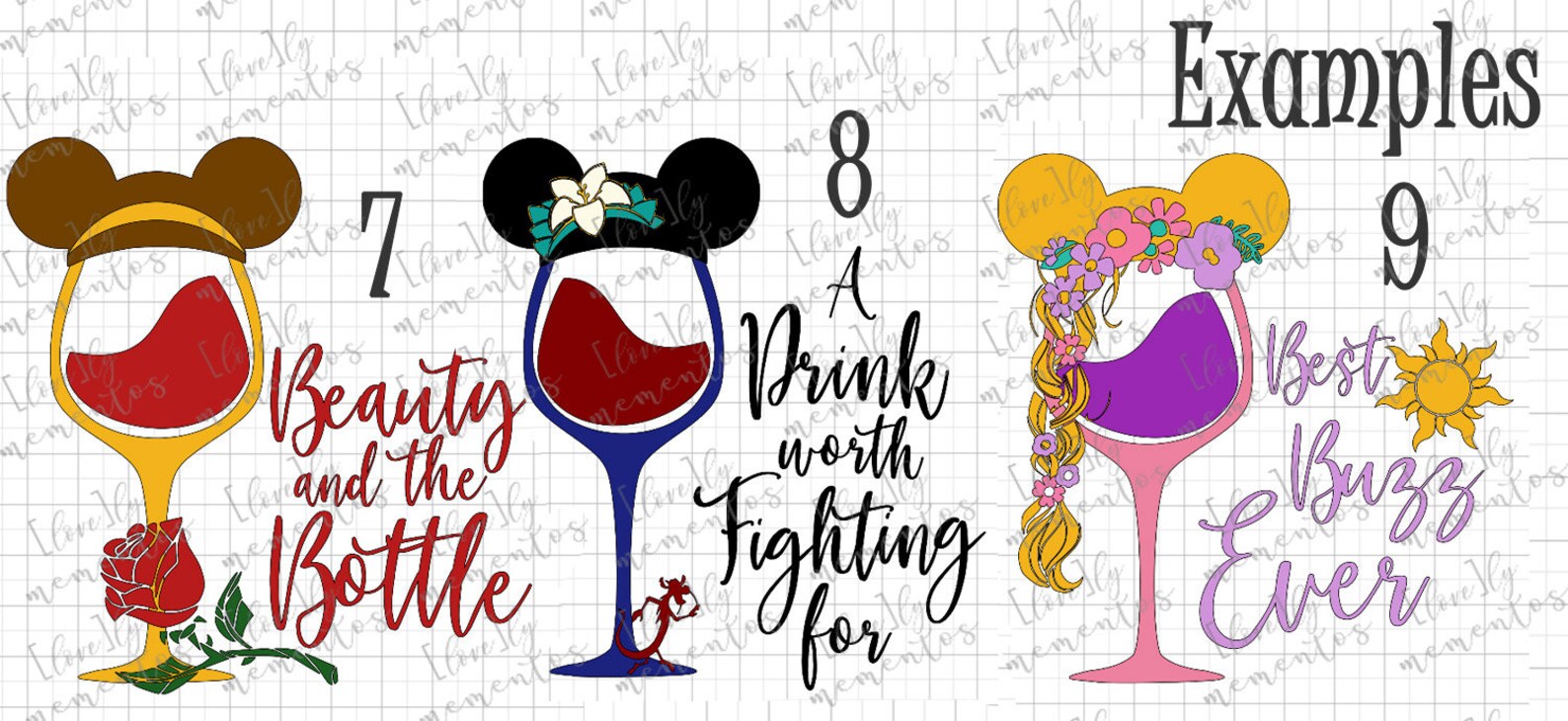 IRON VINYL ONLY Disney Princess Drinking Shirts for Epcot | Etsy