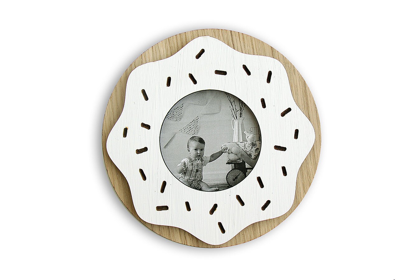 Picture Frame donut Wooden Photo Frame - Etsy Ireland