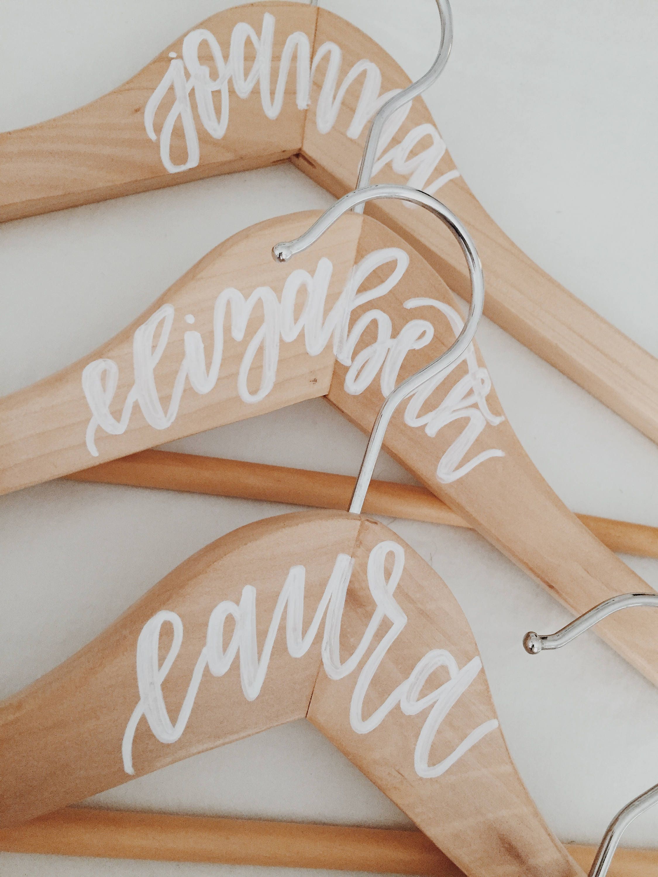 Handwritten Personalized Hangers - Etsy
