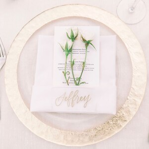 Acrylic Place Cards - Etsy