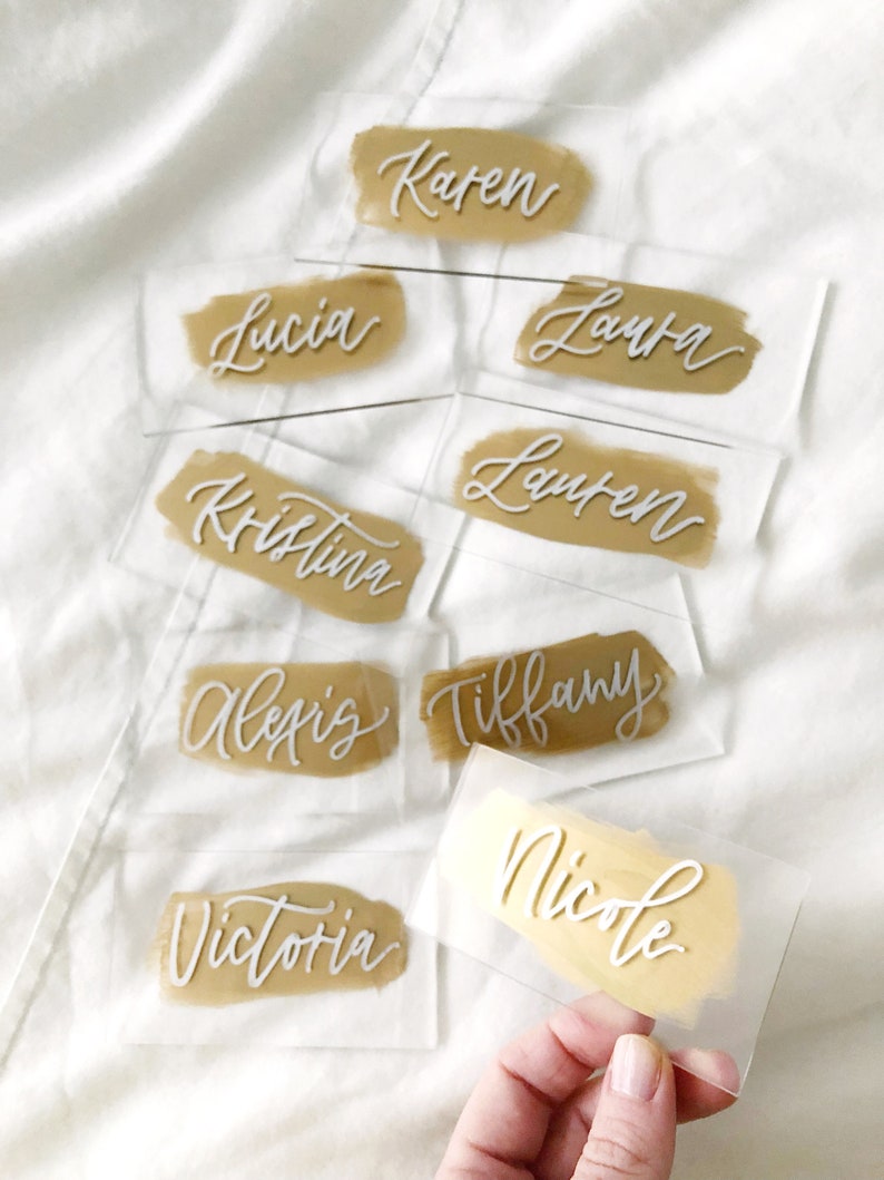 Acrylic Place Cards - Etsy