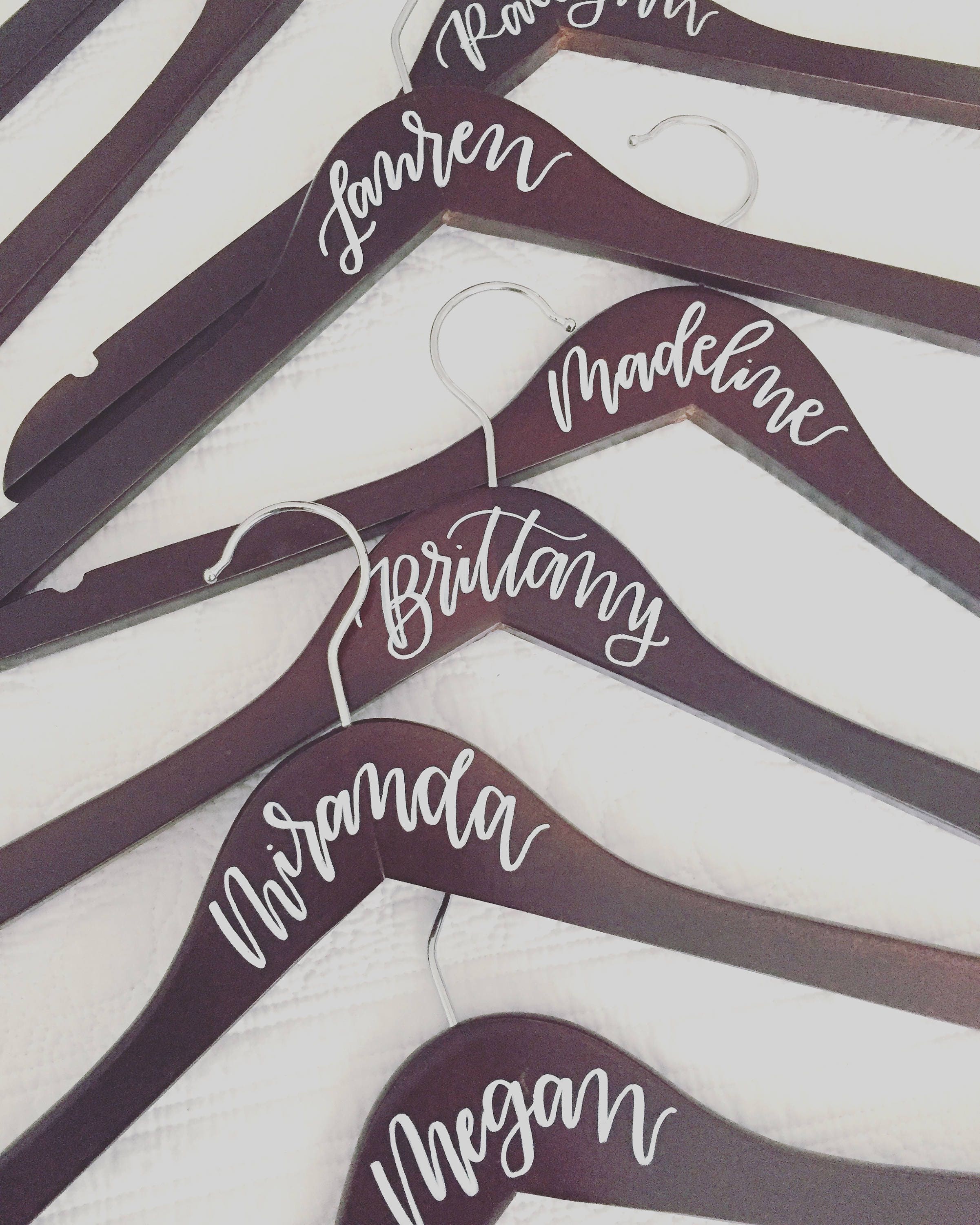 Handwritten Personalized Hangers - Etsy