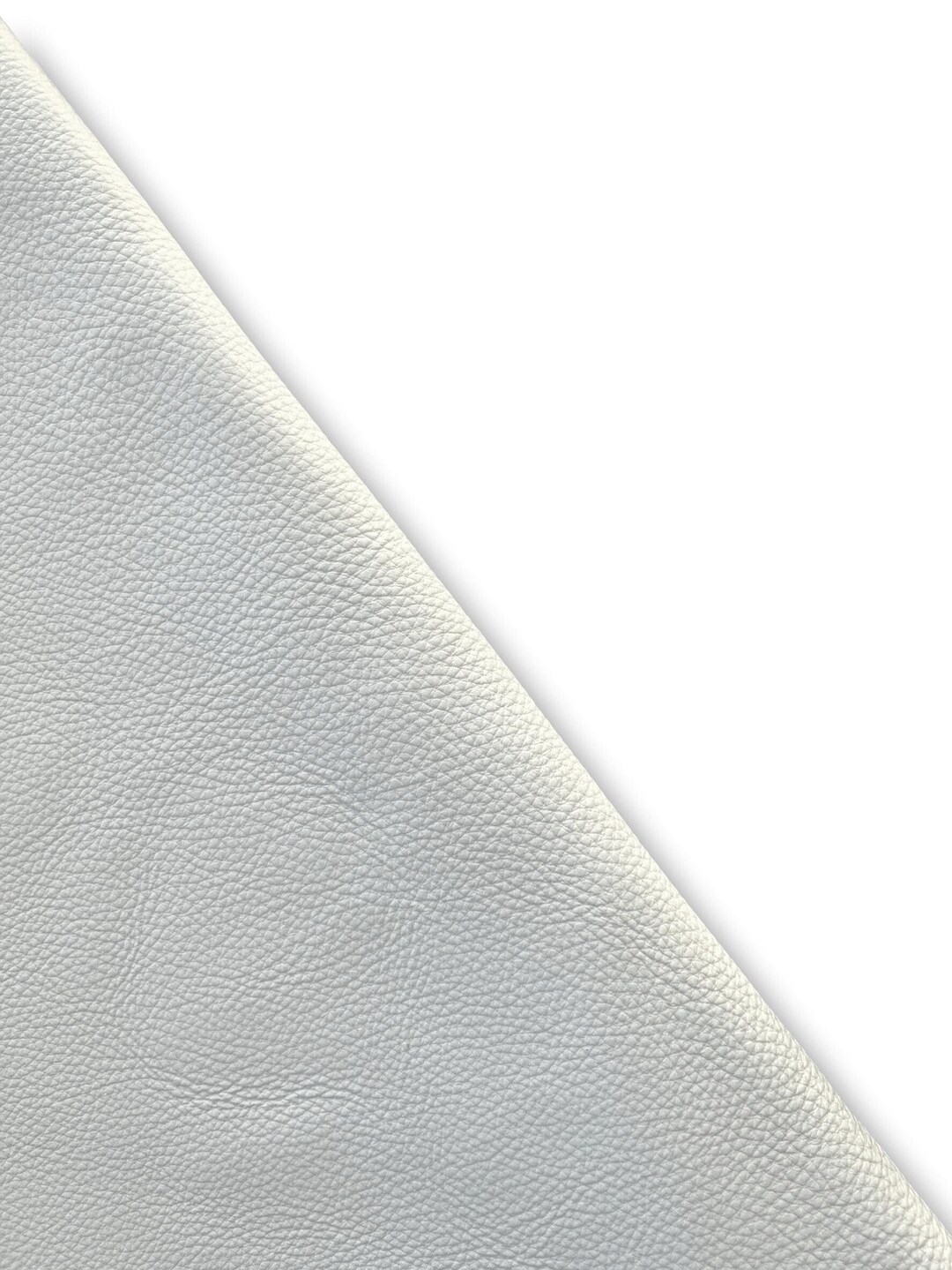 White Firenze Premium Upholstery Cow Leather Whole Hide Genuine Leather ...