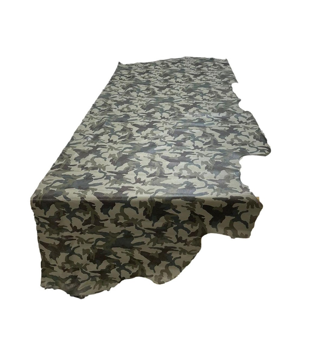 Desert Granite Camouflage Natural Grain Cowhide Leather Skins Ideal for ...
