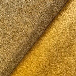 Butterscotch Natural Grain Cowhide Leather Skins. Genuine Cow Leather ...