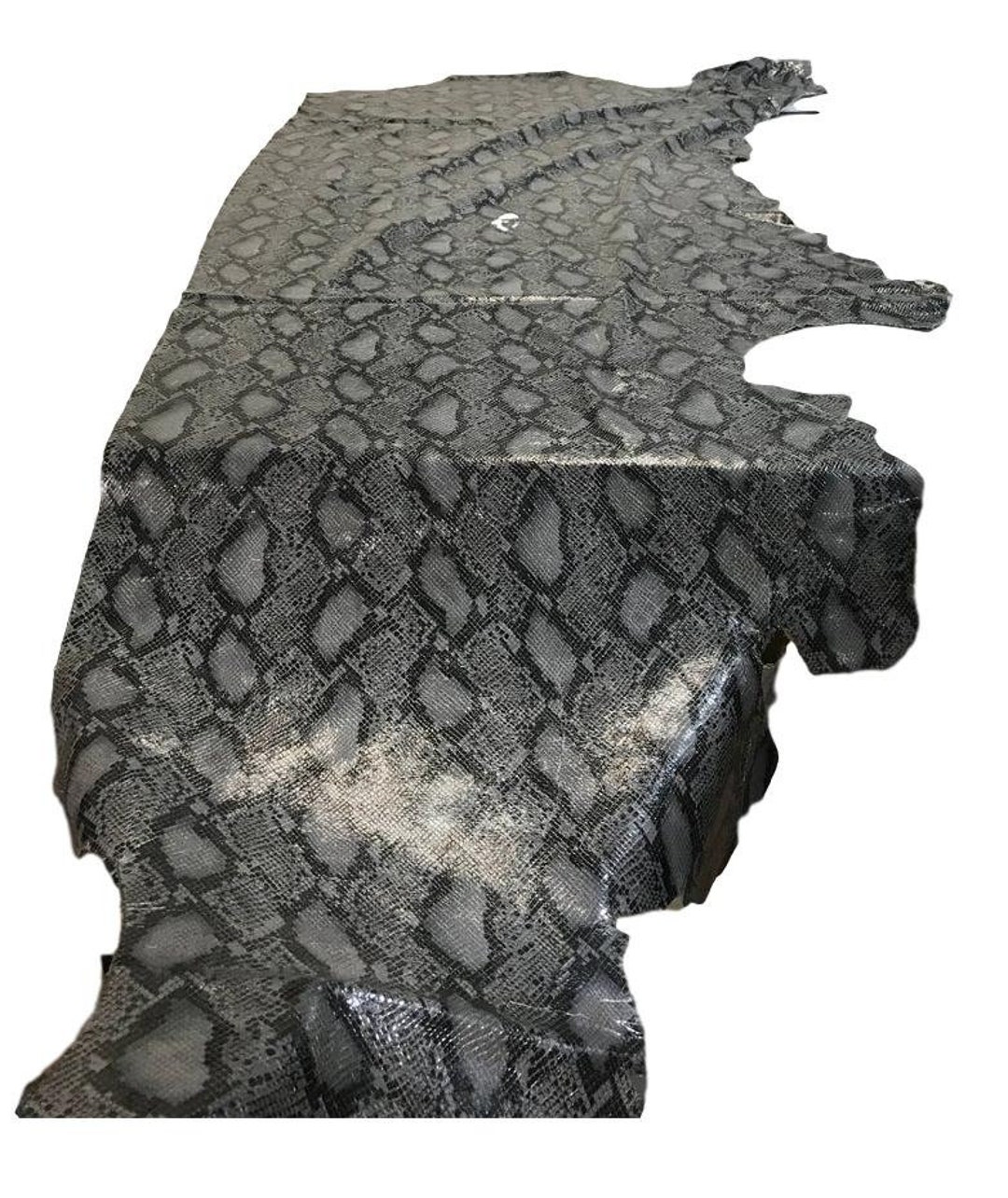 Special Offering: Grey Python Cow Leather Skins - Etsy