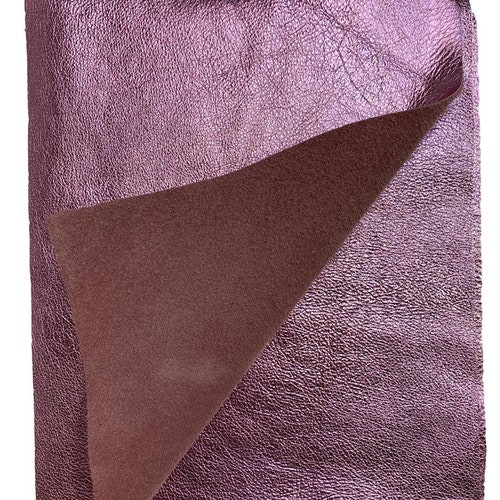 Hot Pink Metallic Cow Leather: 8.5'' X 11'' - Etsy