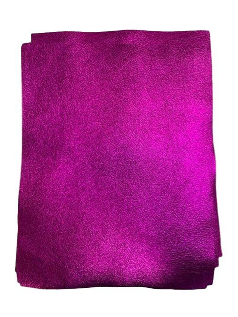 Hot Pink Metallic Cow Leather: 8.5'' X 11'' | Etsy