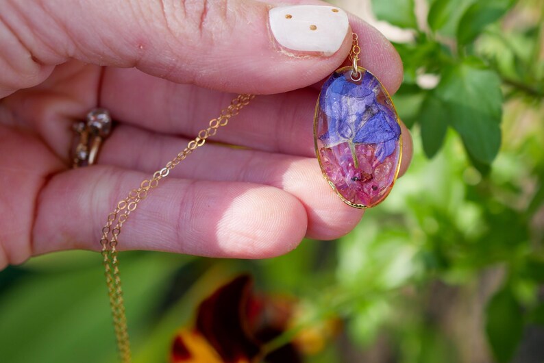 September Birth Flower and Birthstone Necklace. Crushed Moonstone ...