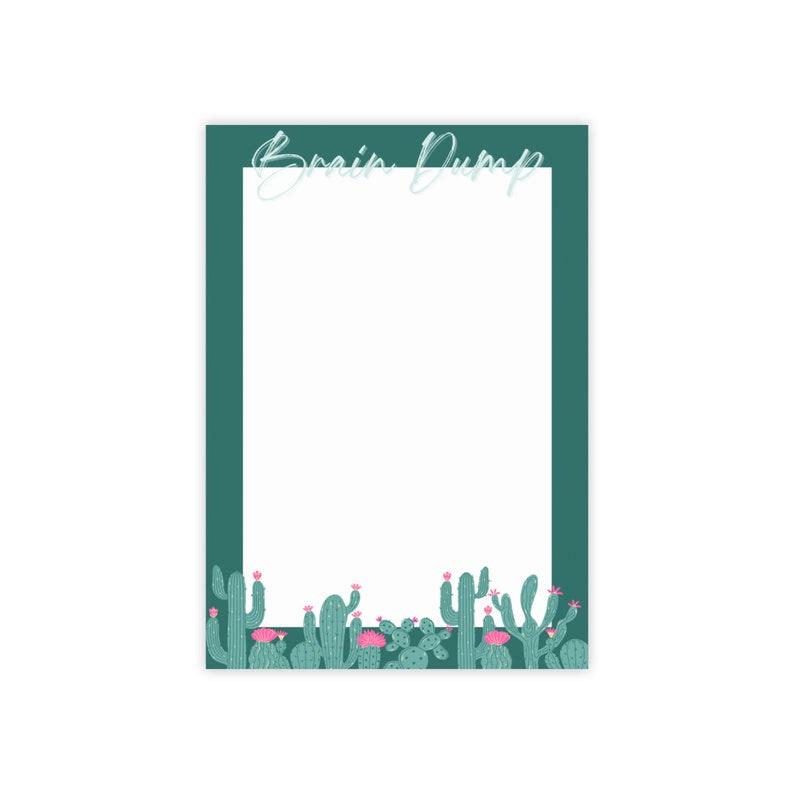 Cactus 4x6 Post-it® Note Pads - Etsy