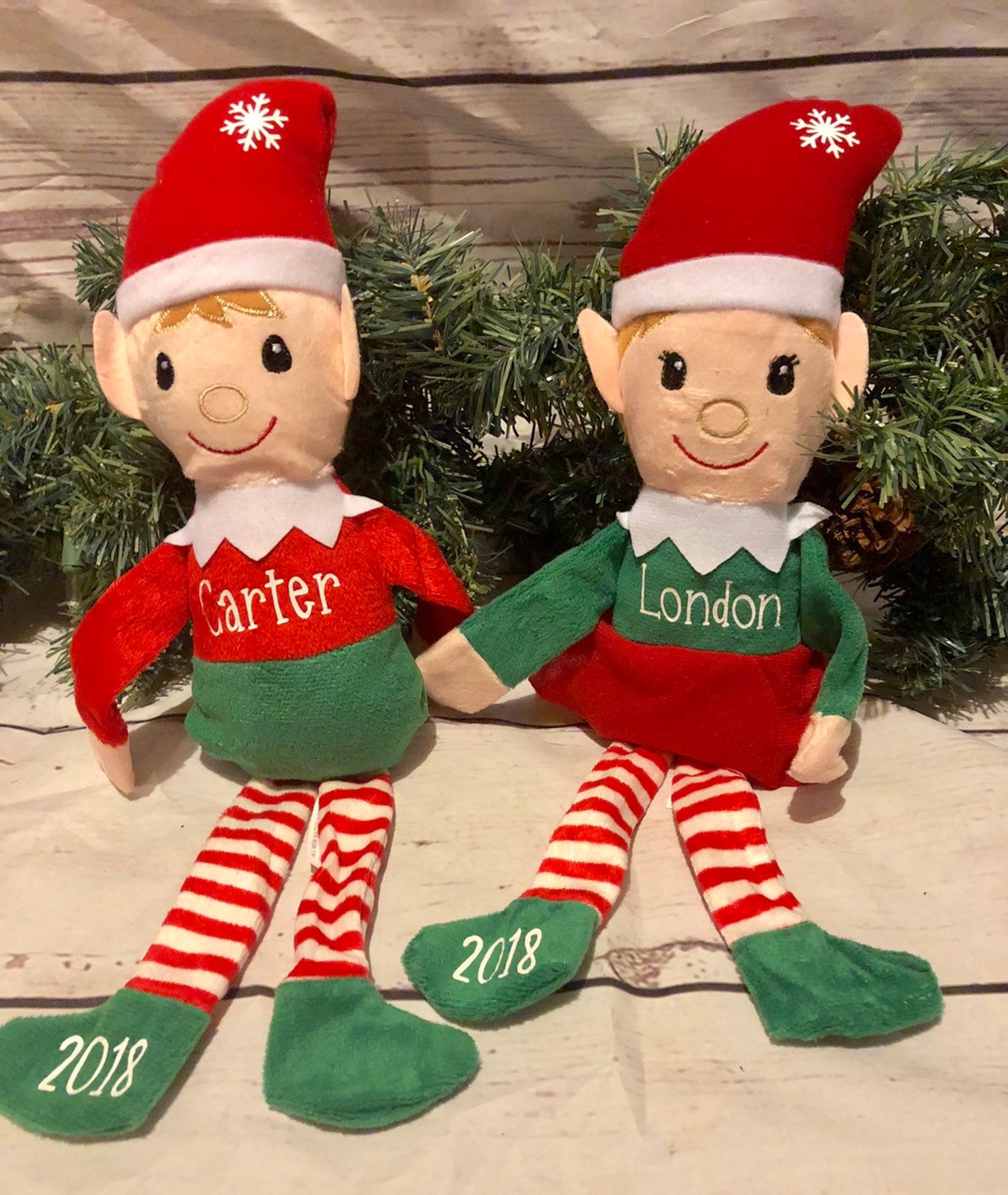 Personalized Christmas Elves, Personalized Christmas Elf, Boy Girl Elf ...