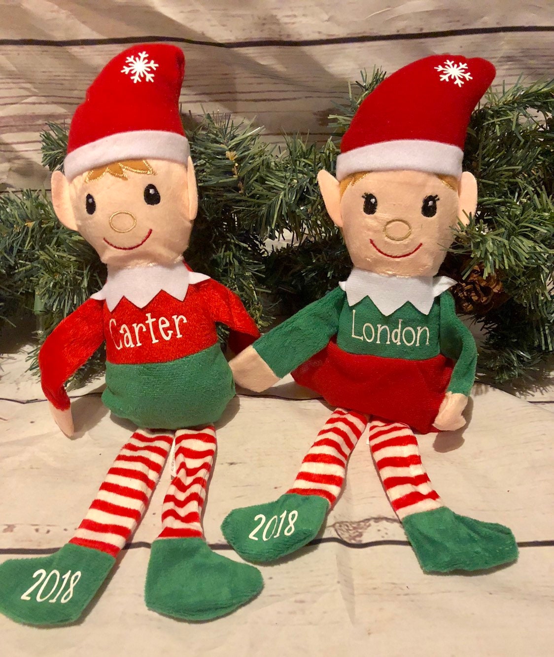 Personalized Christmas Elves, Personalized Christmas Elf, Boy Girl Elf ...