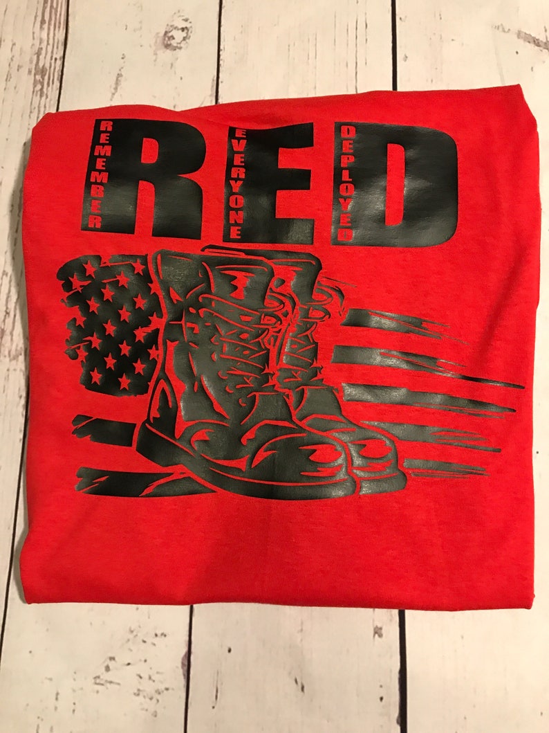 Red Friday Shirt/ Support RED Friday/ Remember Everyone Deployed ...