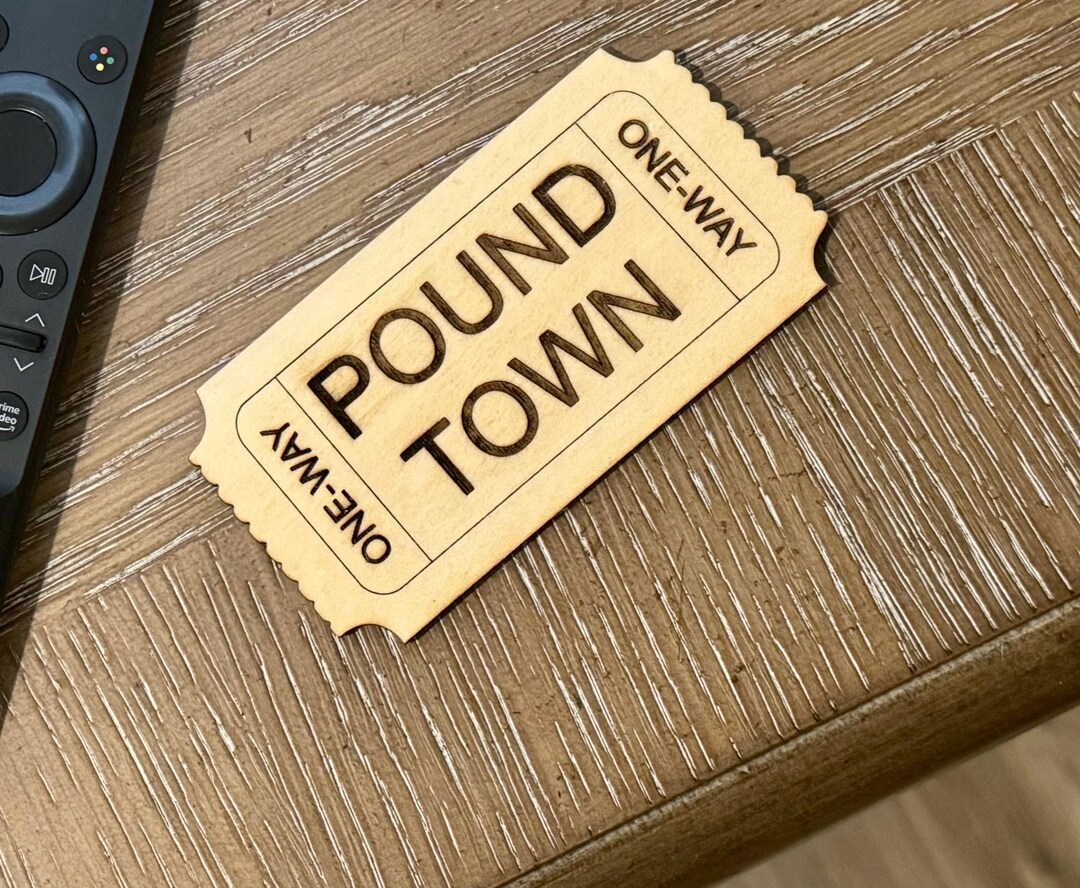 One Way Ticket to Pound Town/ Funny Valentines Gift/ Gift for Spouse ...