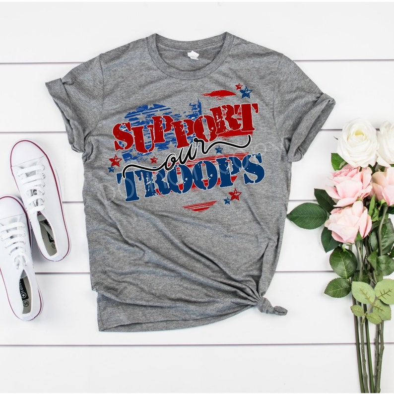 Support Our Troops/ Patriotic Shirt / American Tee / USA Shirt | Etsy