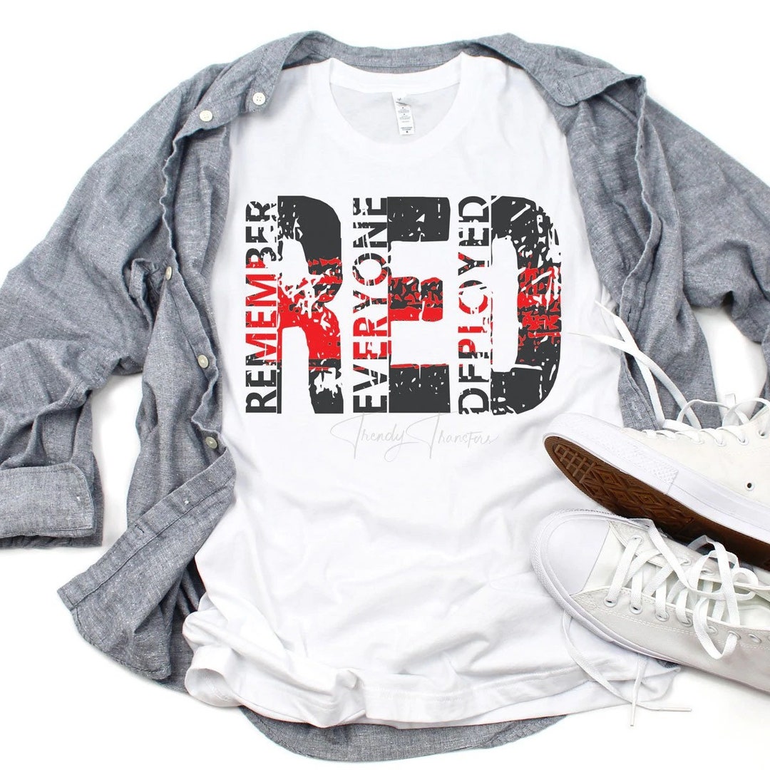 RED Friday/ on Fridays We Wear Red/ Red Friday Shirt/ Remember Everyone ...