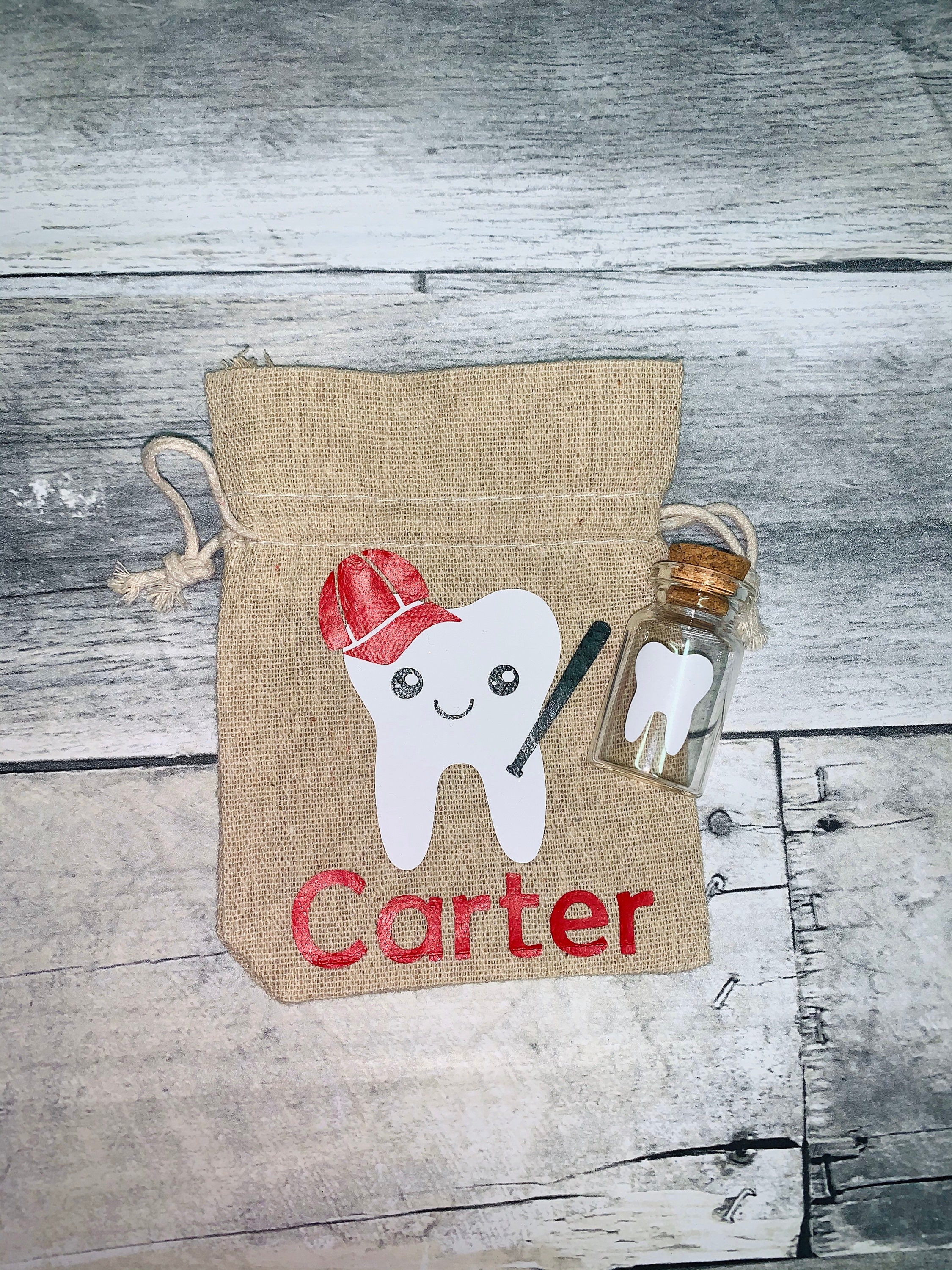 Personalized Tooth Fairy Bag/ Tooth Fairy Keepsake/ Tooth | Etsy