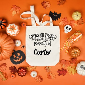 Trick or Treat Loot Bag / Custom Loot Bag - Etsy