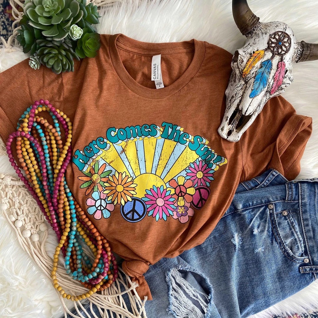 Here Comes the Sun/ Groovy/ Boho - Etsy
