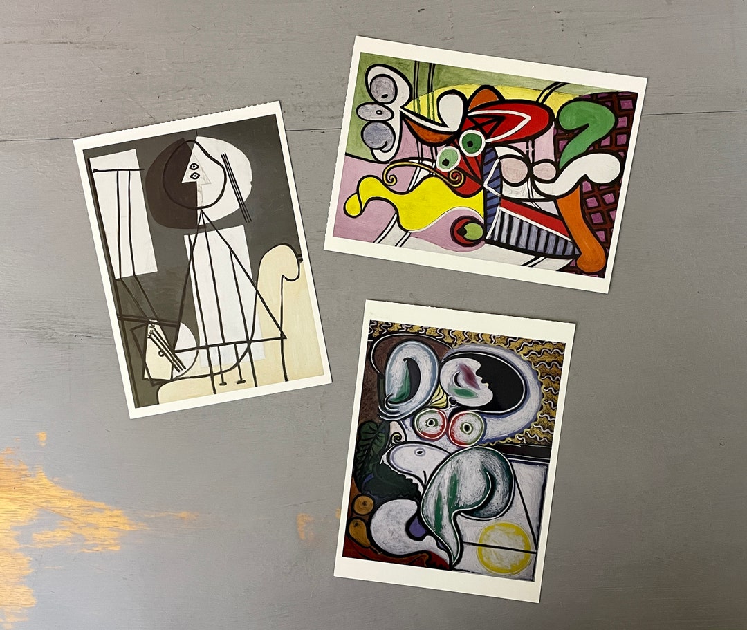 Pablo Picasso Art Postcards LOT of 3 Vintage Pomegranate Press ...