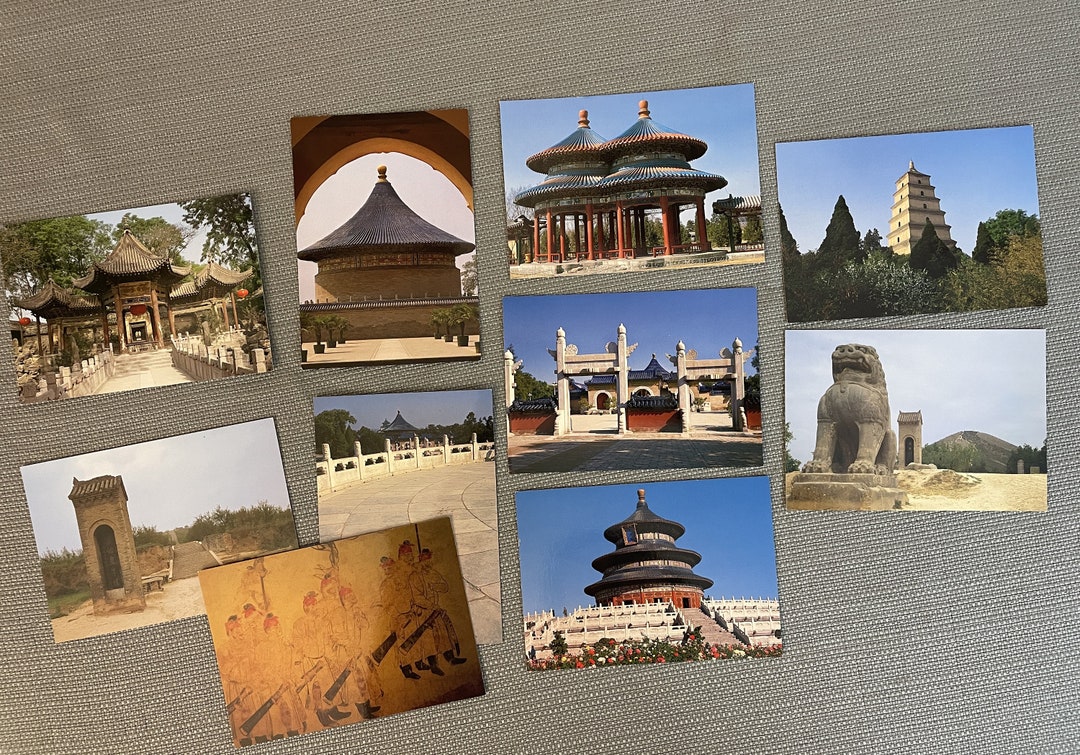 Vintage Chinese Souvenir Postcards LOT OF 10 Beijing China - Etsy