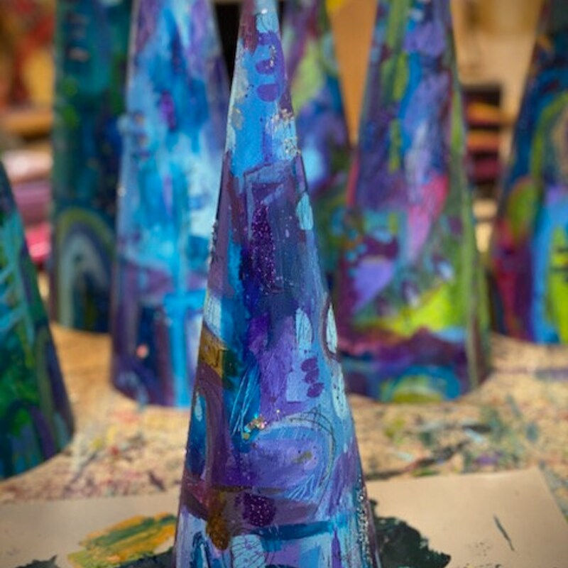 Acrylic Paint Cones - Etsy
