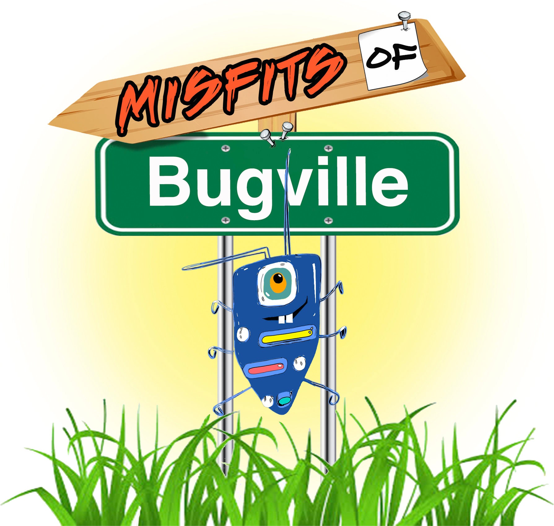 Misfits of Bugville, Fuused Glass Bug, - Etsy France