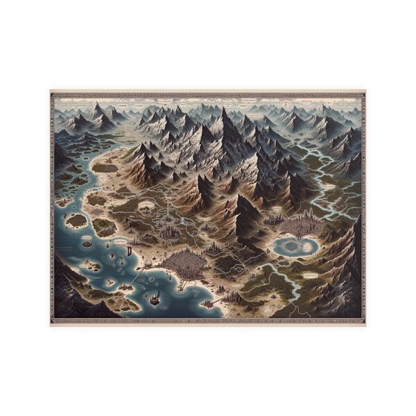 Adventure Map - Etsy