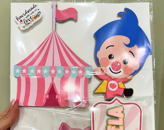 Plim Plim El Payaso Cake Topper - Etsy