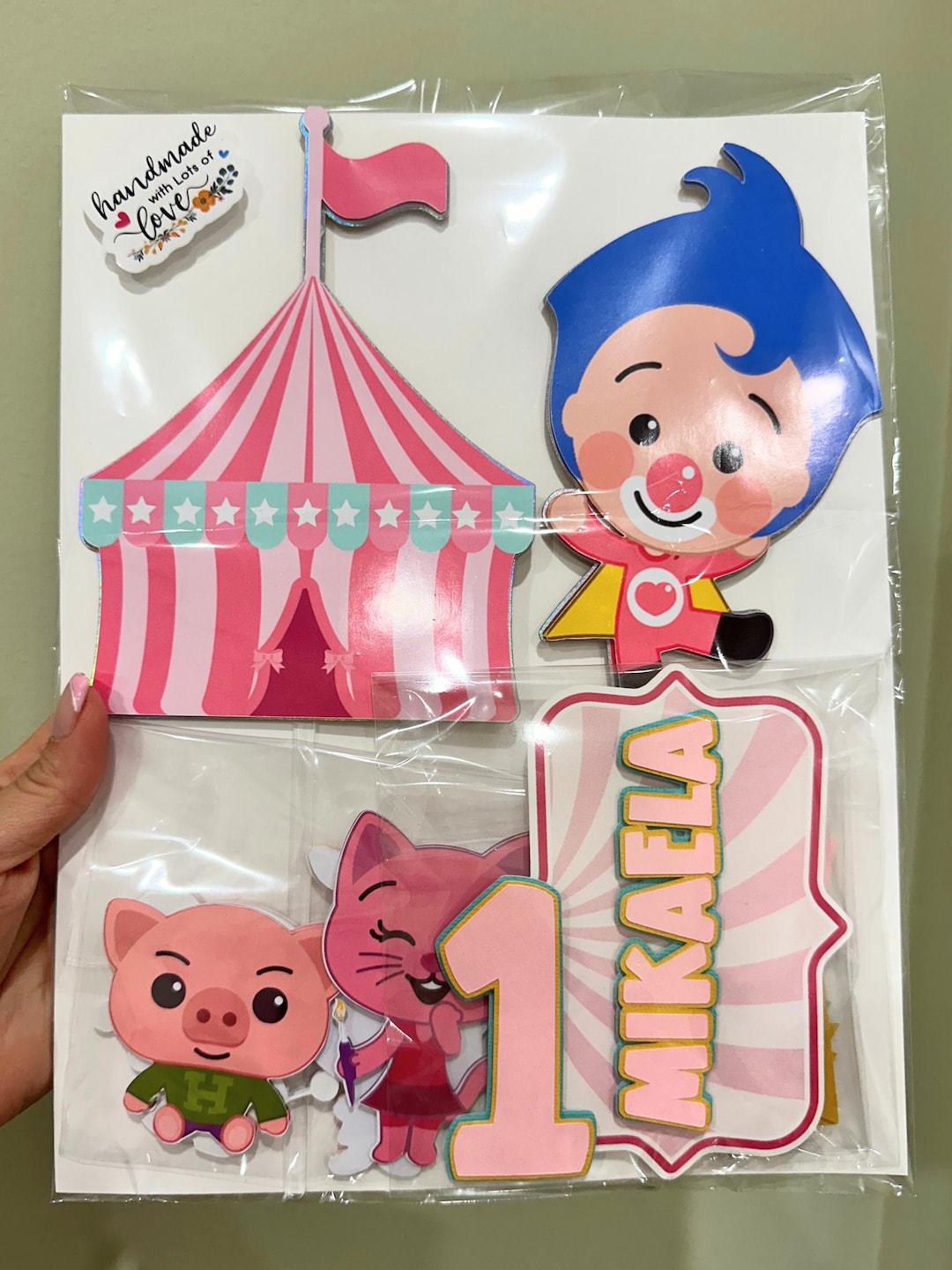 Plim Plim El Payaso Cake Topper - Etsy