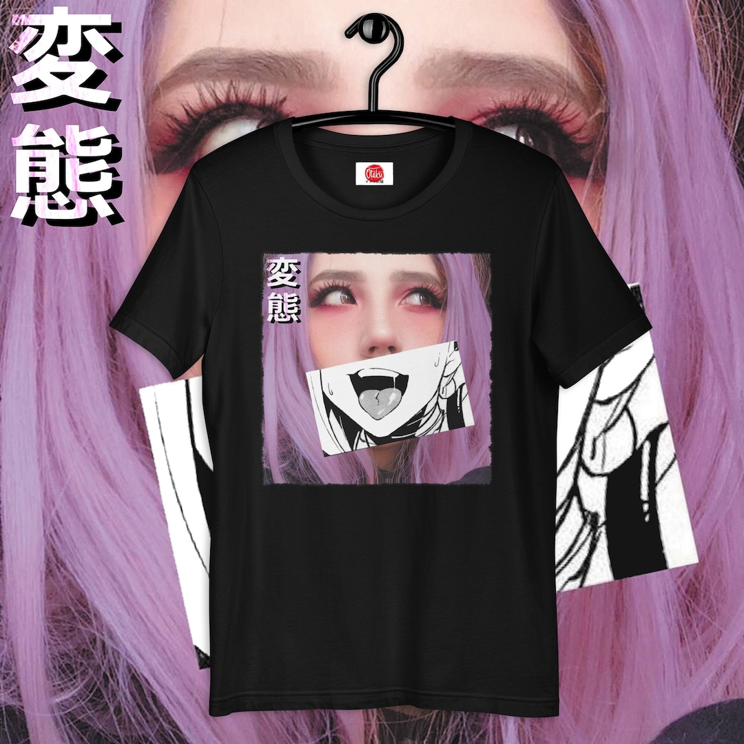 H3NTAI Tshirt | Ecchi Anime Waifu Doujin Manga Ero Kawaii Aesthetic ...