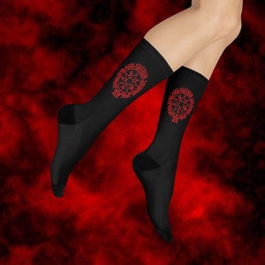 PENTAGRAM Socks Gothic Feet Warmers Harajuku Goth Aesthetic Alucard ...