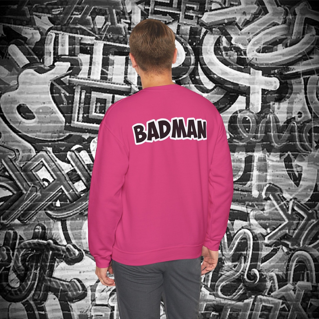 BADMAN Sweatshirt || Bad Man Prince || Minimalist Aesthetic Streetwear ...