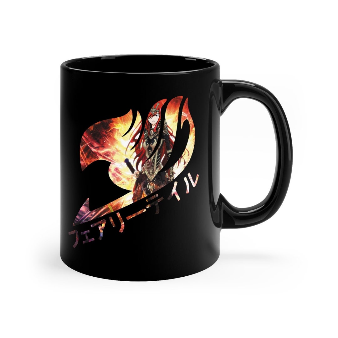 SCARLET Mug Doujin Waifu Best Girl Titania Mage Tsundere 11oz Black Mug ...