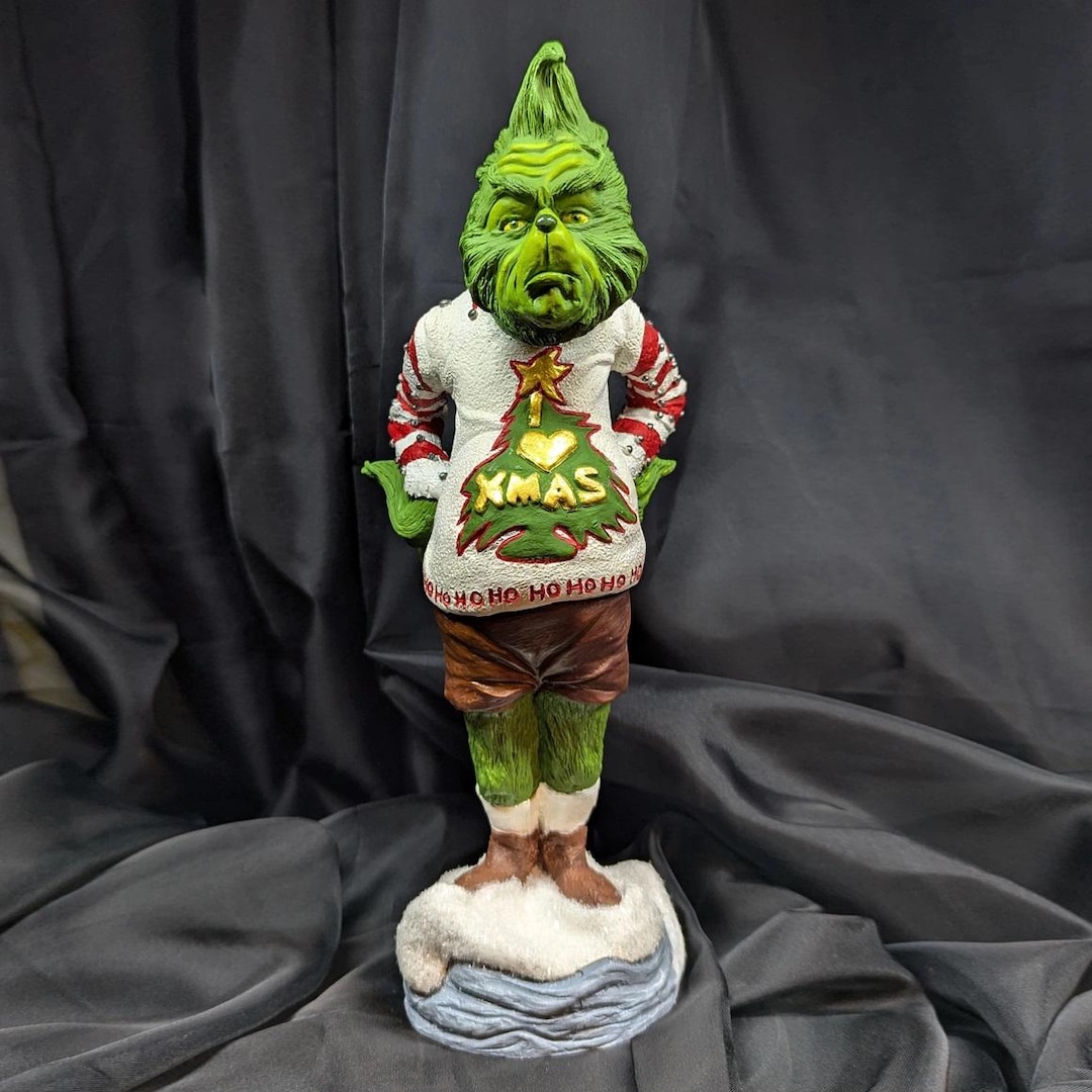 Grinch - the Grinch Hand Sculpted Statue - Etsy