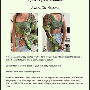 Amora Top PDF Pattern - Etsy