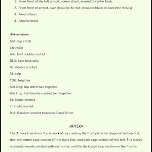 Amora Top PDF Pattern - Etsy