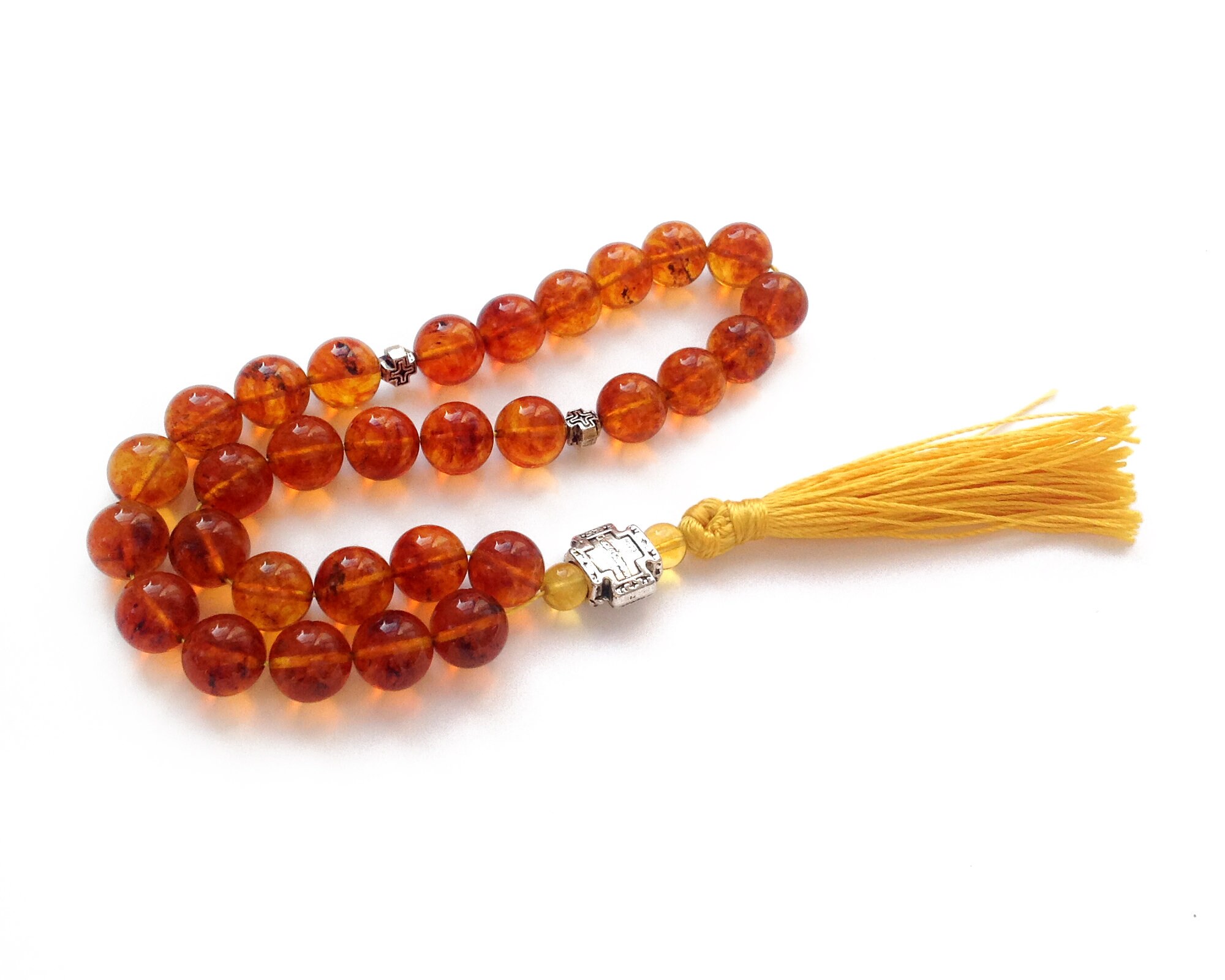 Baltic Amber Rosary 30 Natural Amber Prayer Beads of Round | Etsy