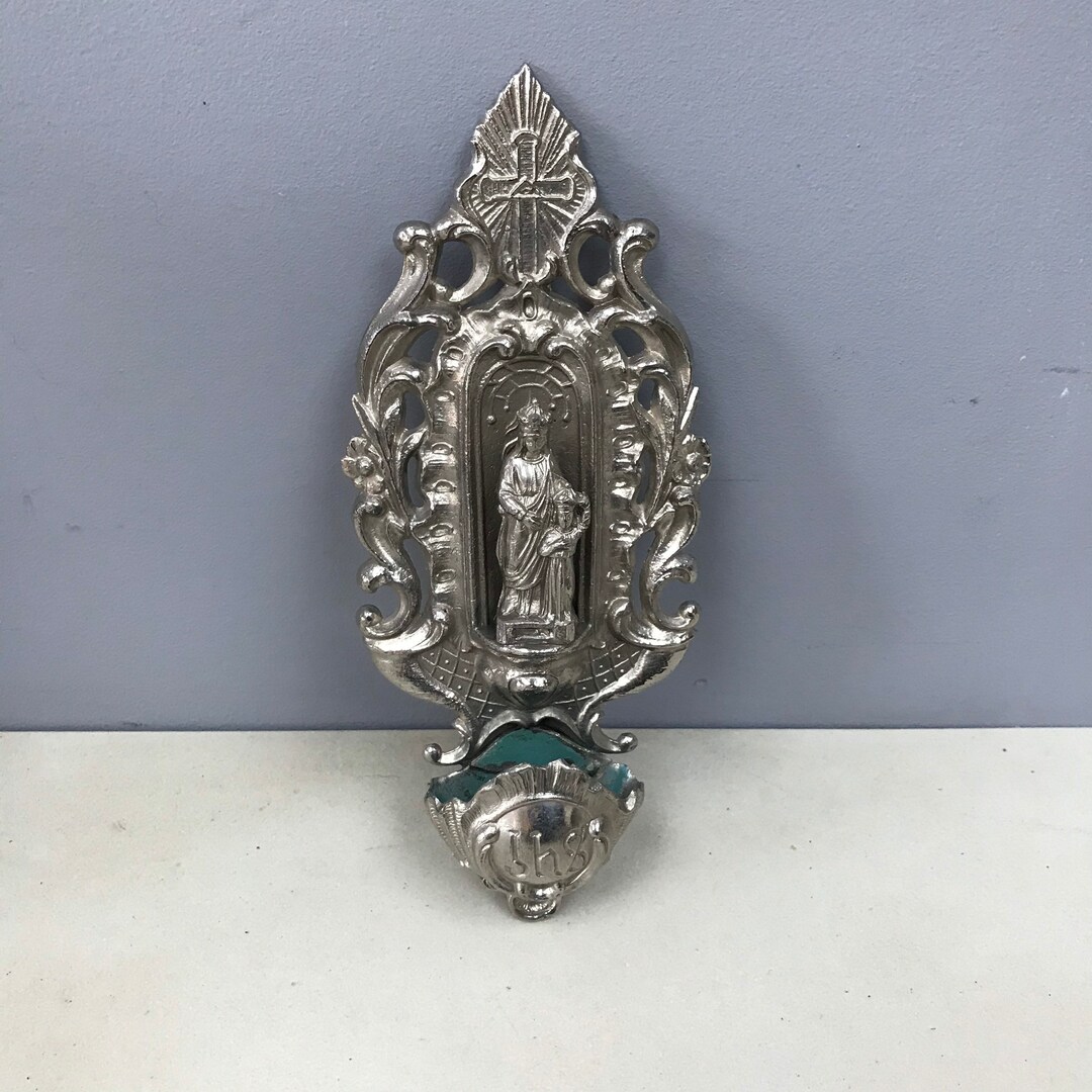 French Benetier Holy Water Font Virgin Mary Jesus Notre Dame - Etsy