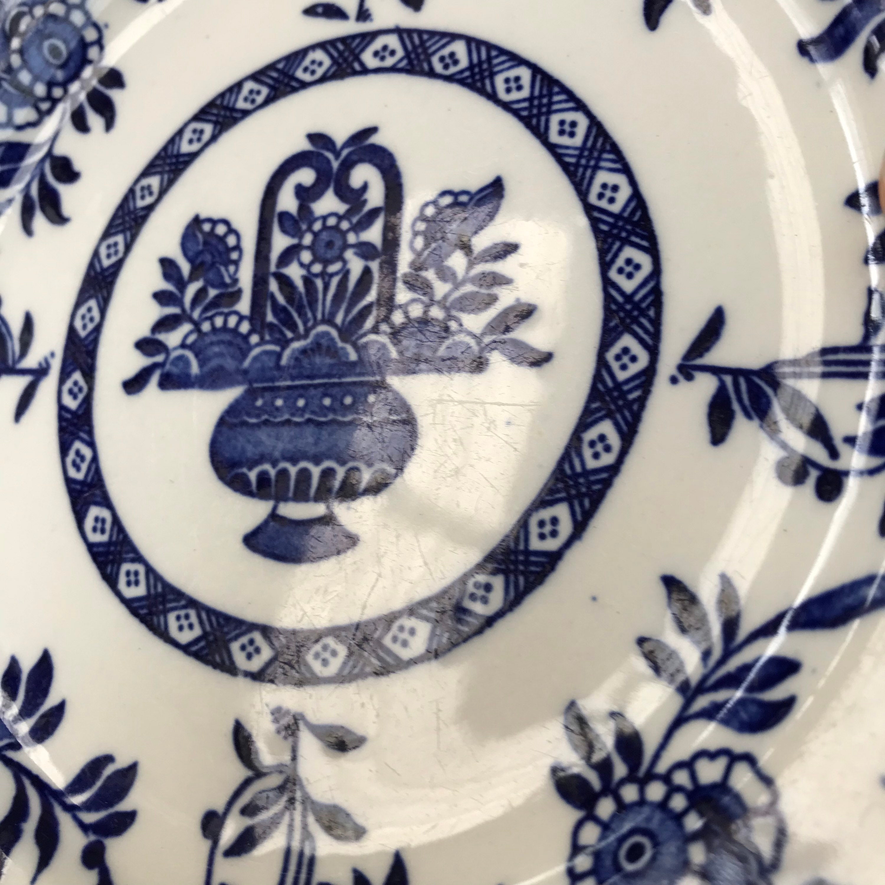 Pair of Antique Delph 1900s Small Plates by Wood and Sons | Etsy