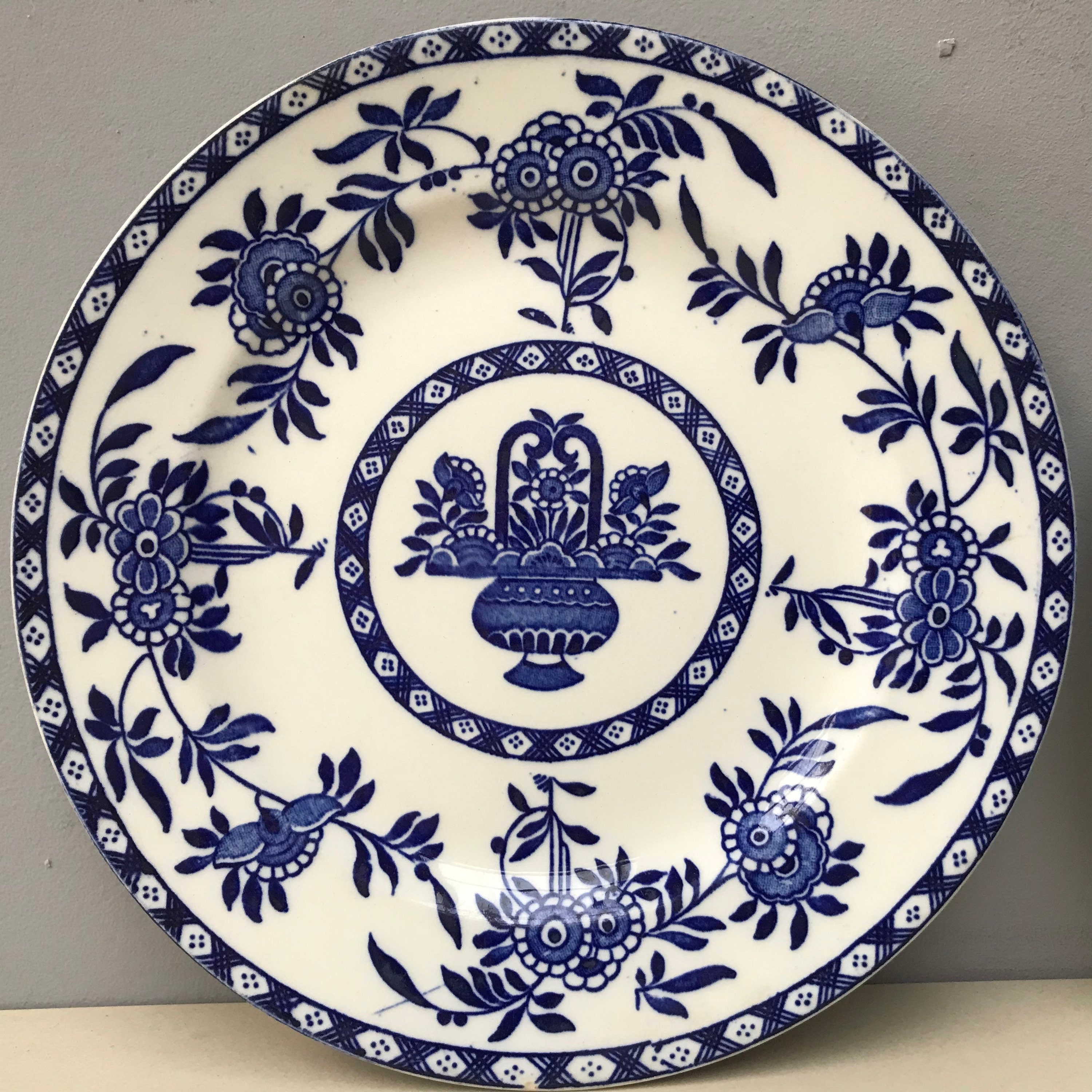 Pair of Antique Delph 1900s Small Plates by Wood and Sons | Etsy