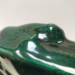 S R Bonome Paris Large Ceramic Resting Deer Sculpture. - Etsy