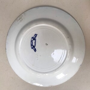 Pair of Antique Delph 1900s Small Plates by Wood and Sons England and ...