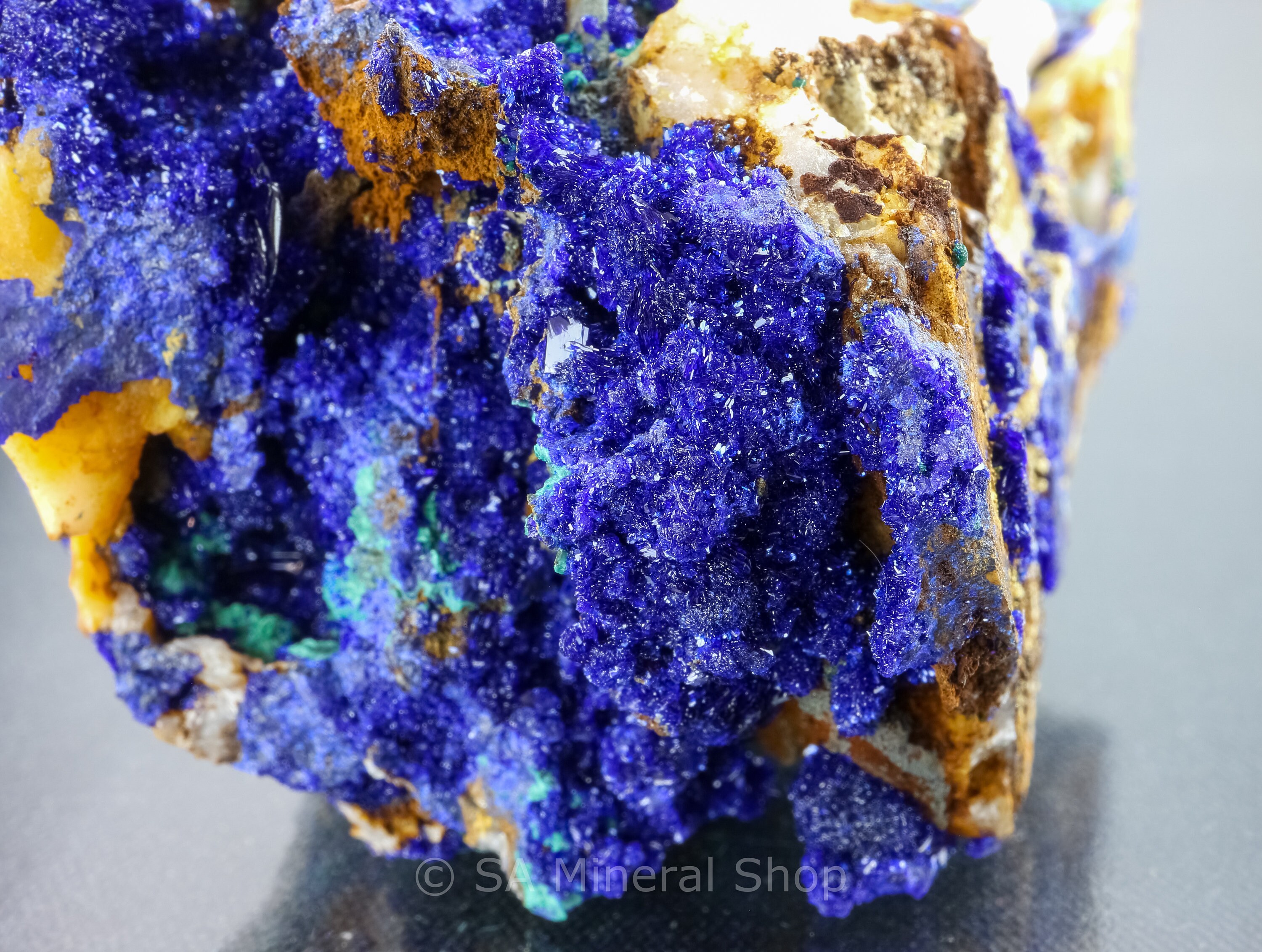 Azurite on Quartz Vug Tschudi Mine Namibia | Etsy