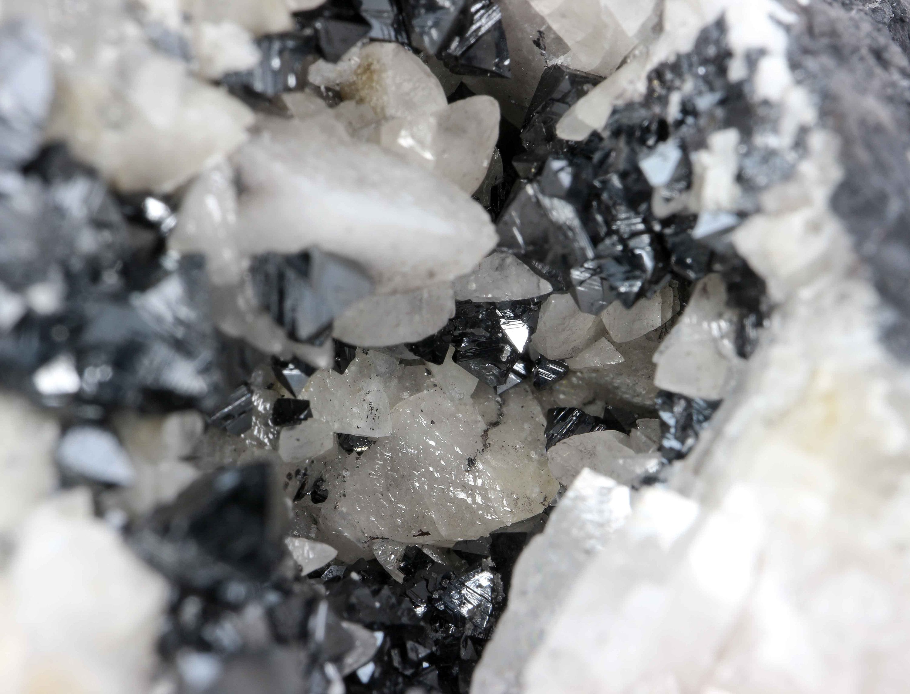 Calcite and Hausmannite In a Vug N'Chwaning II South | Etsy