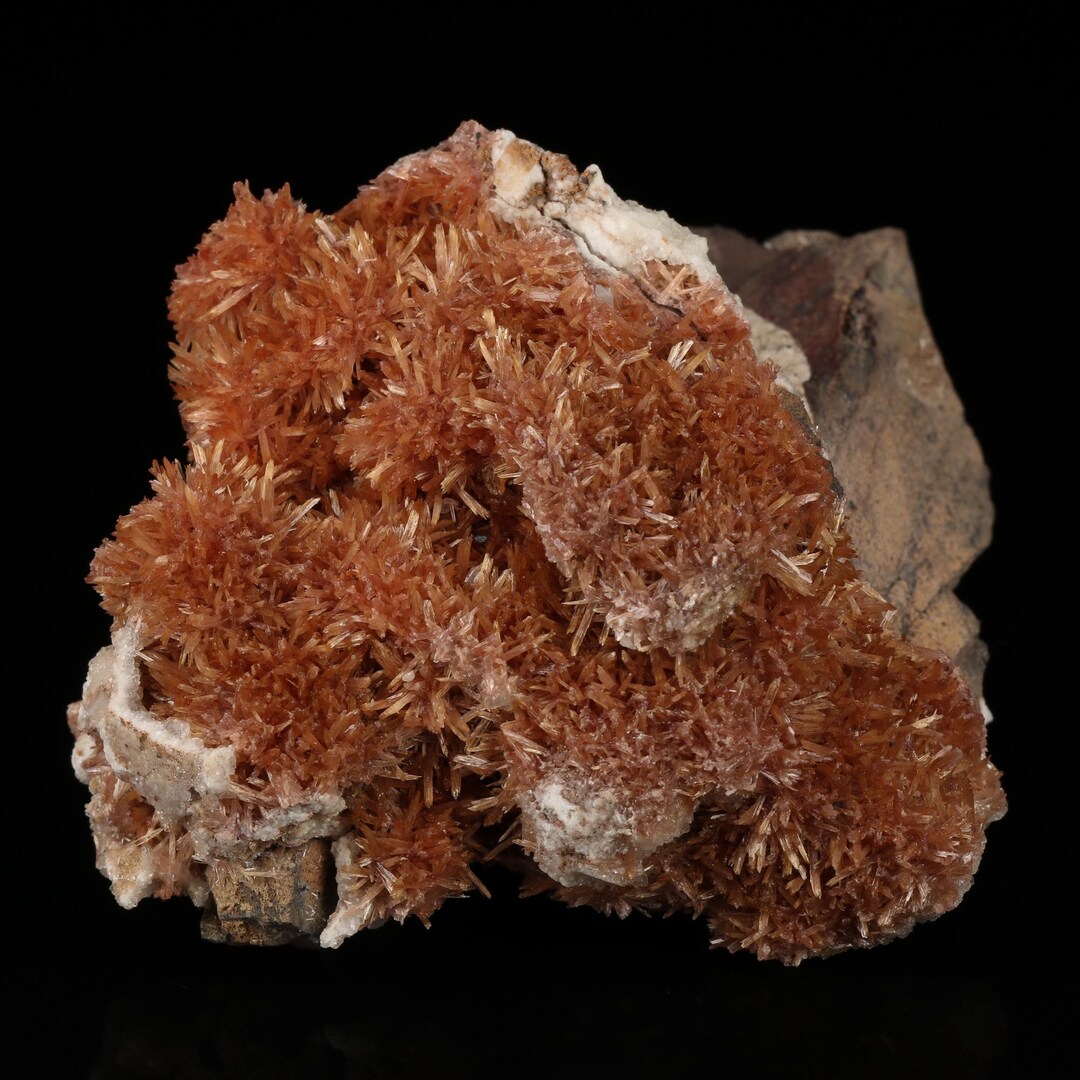 Inesite, Baryte & Calcite on Matrix, N'chwaning II, Kalahari Manganese ...