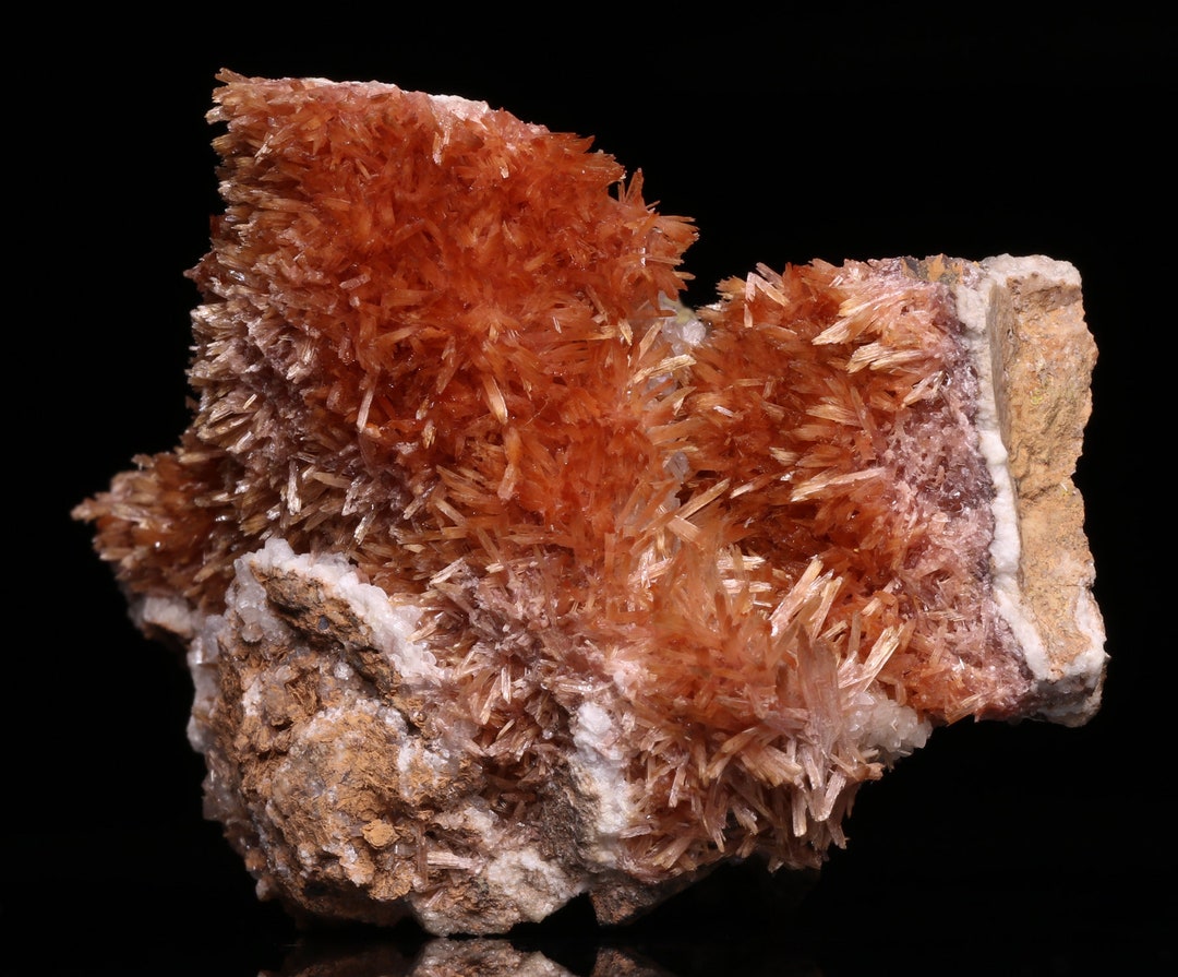 Inesite and Calcite on Matrix, N'chwaning II, South Africa - Etsy