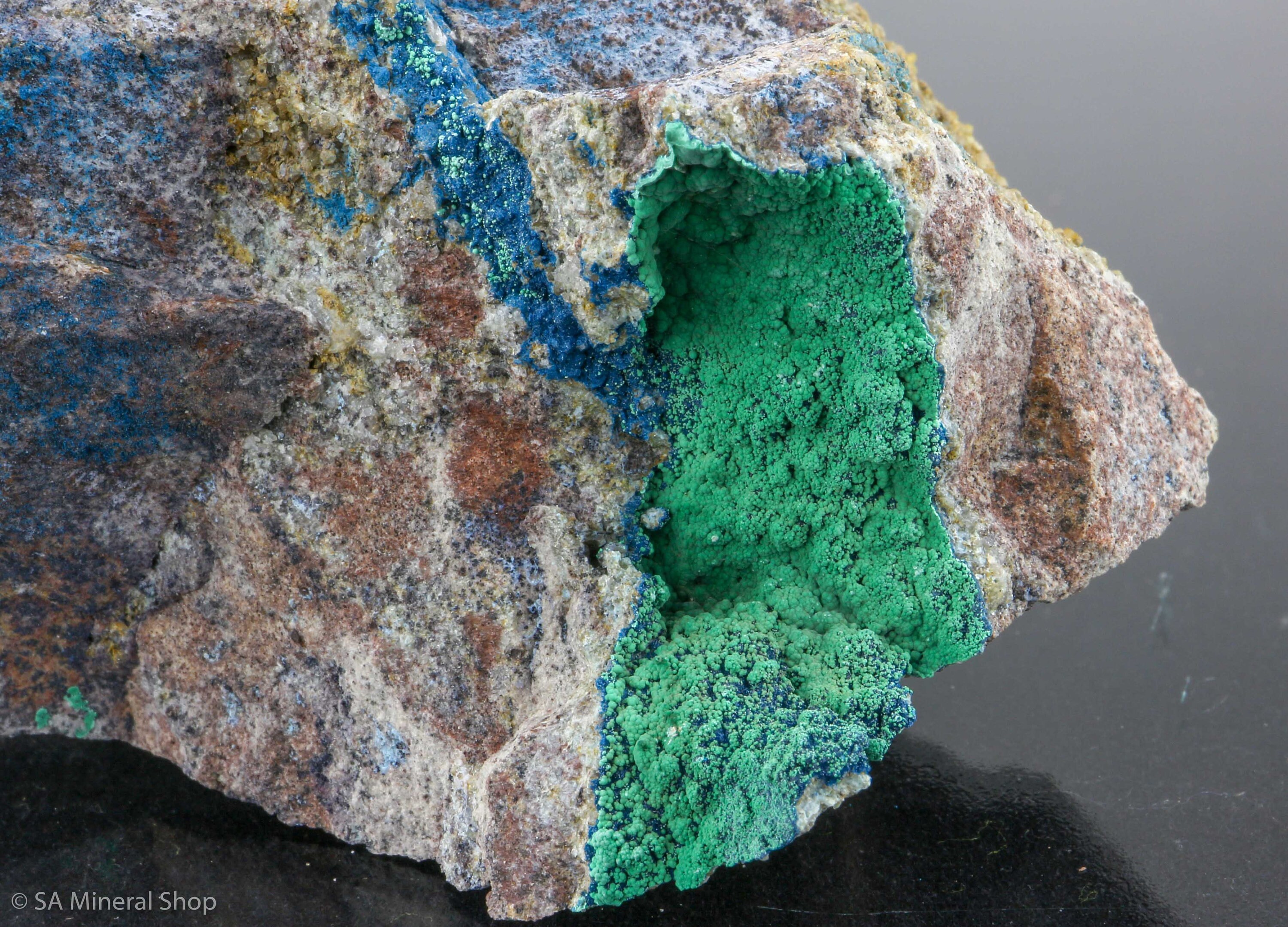 Cornetite and Malachite on Matrix L'etoile Du Congostar - Etsy