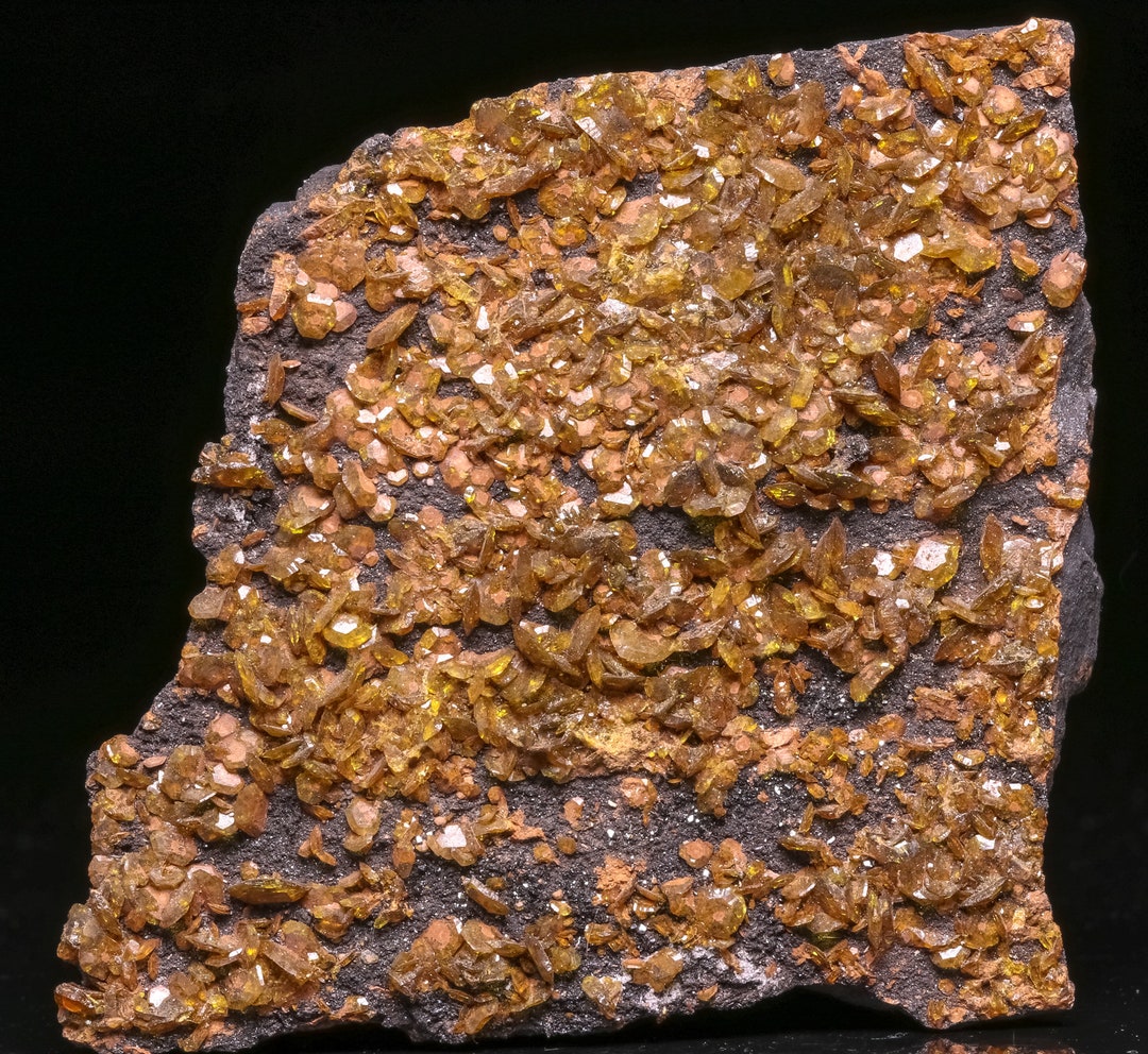 Sturmanite and Manganite on Matrix, N'chwaning II, Northern Cape South ...